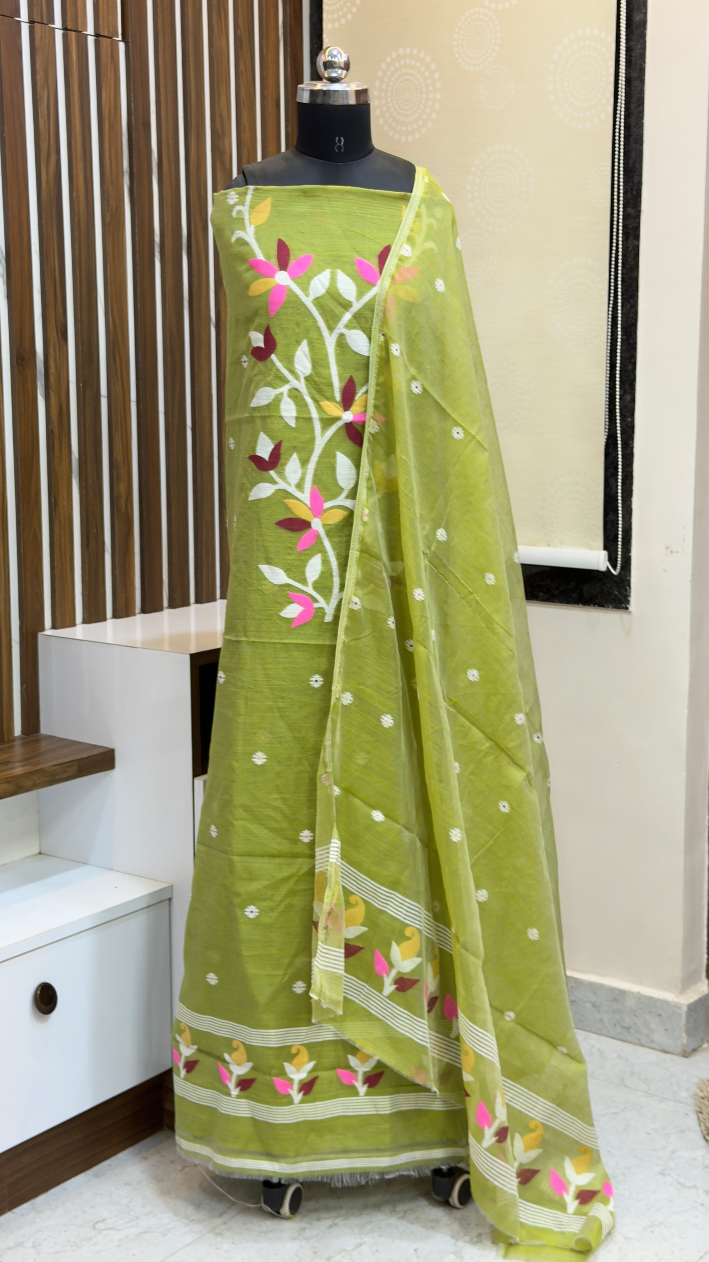 Jamdhani dress materials – The Horizon Collections